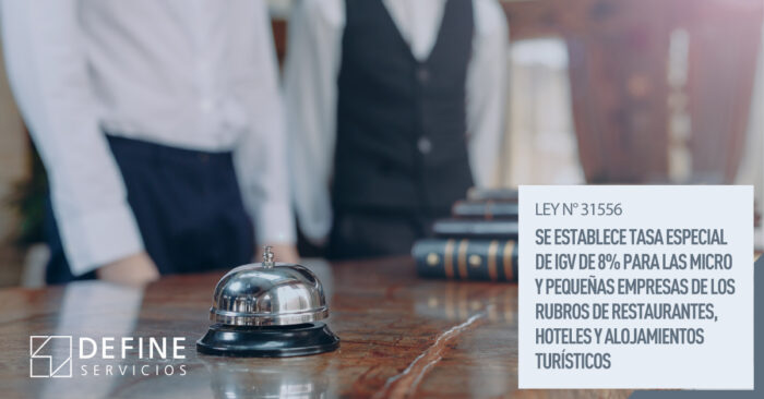 Publican Ley Nº 31556 que baja el IGV a 8% para mypes de turismo y ...